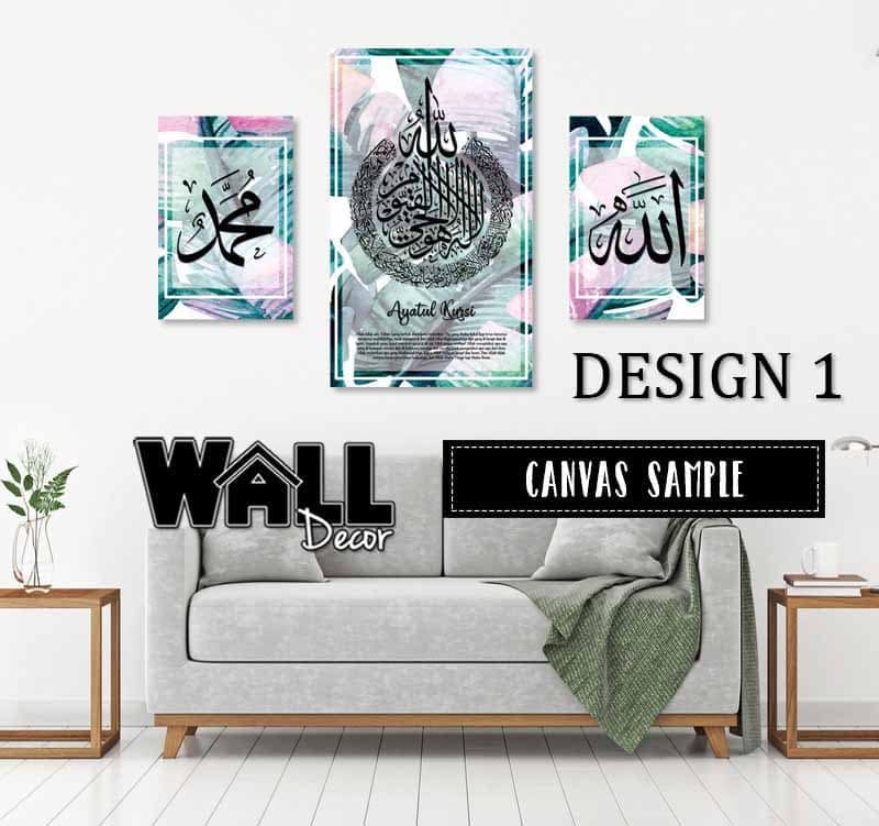 Kursi Canvas 3 Panel Tropic
